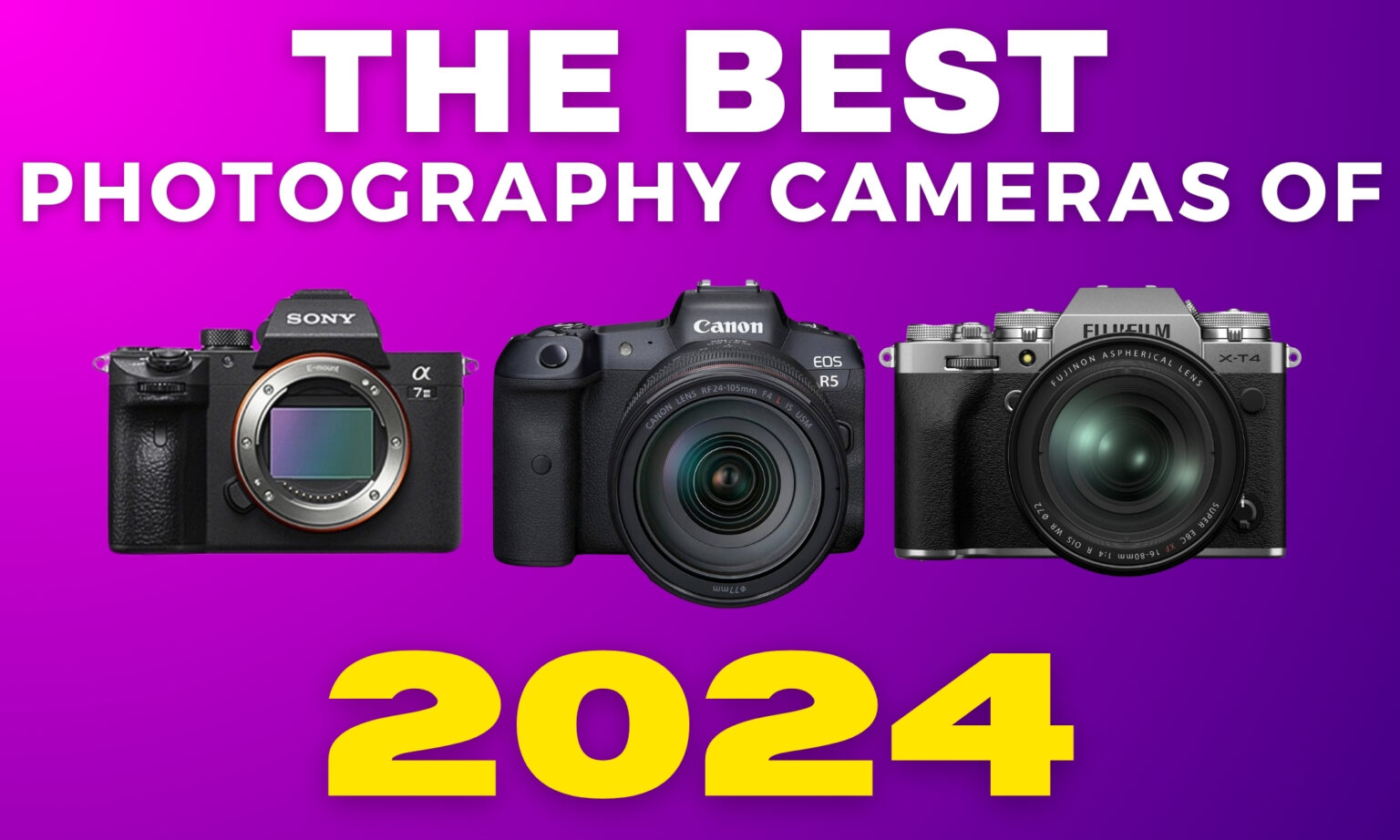 Professional Camera Comparison: Top Brands for Photographers